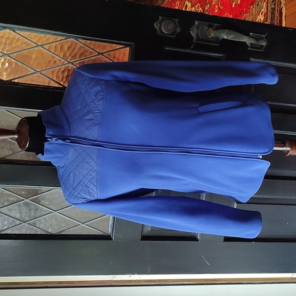 Talbots | Jackets & Coats | Talbots Royal Blue Fleece Jacket With ...